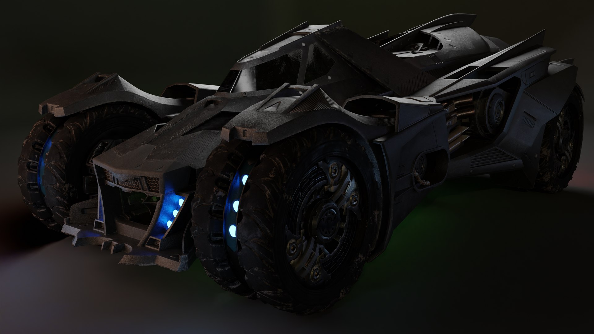 3D Batmobile Batman Model - TurboSquid 2281298