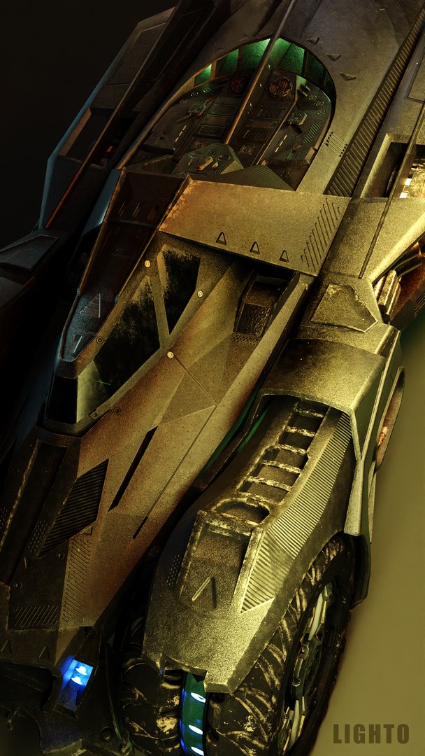 3D Batmobile Batman Model - TurboSquid 2281298