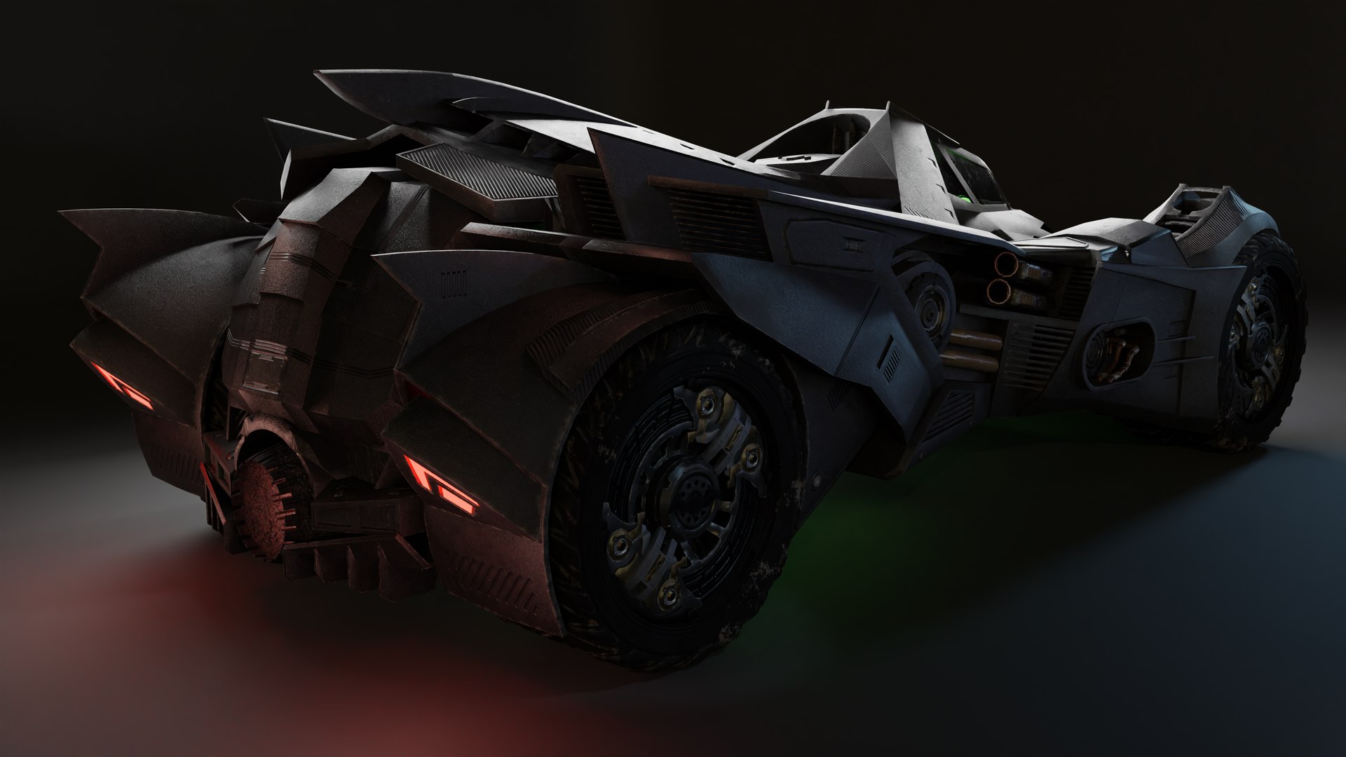 3D Batmobile Batman Model - TurboSquid 2281298