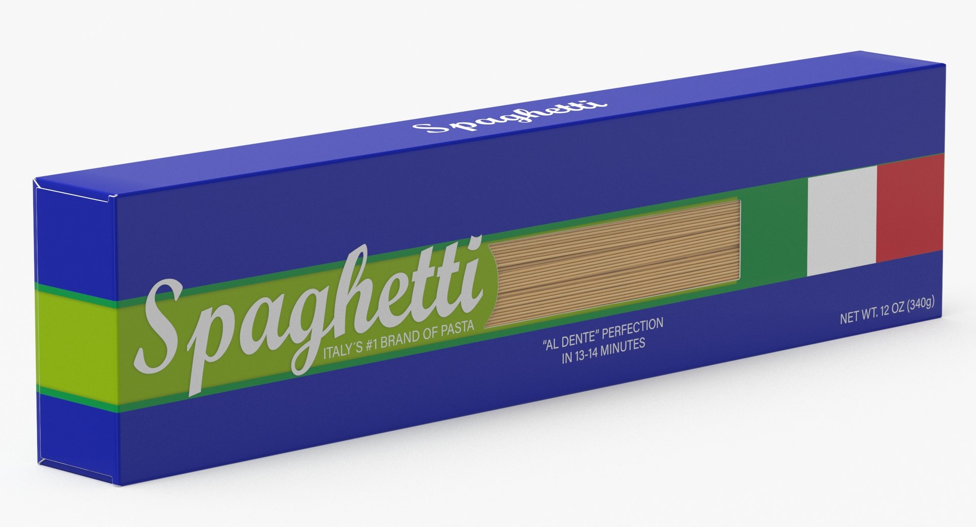 Boxed Spaghetti Blank and Generic Label model - TurboSquid 1996823