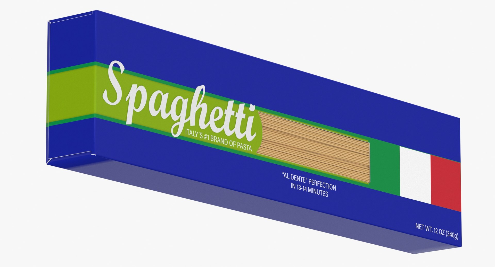 Boxed Spaghetti Blank and Generic Label model - TurboSquid 1996823