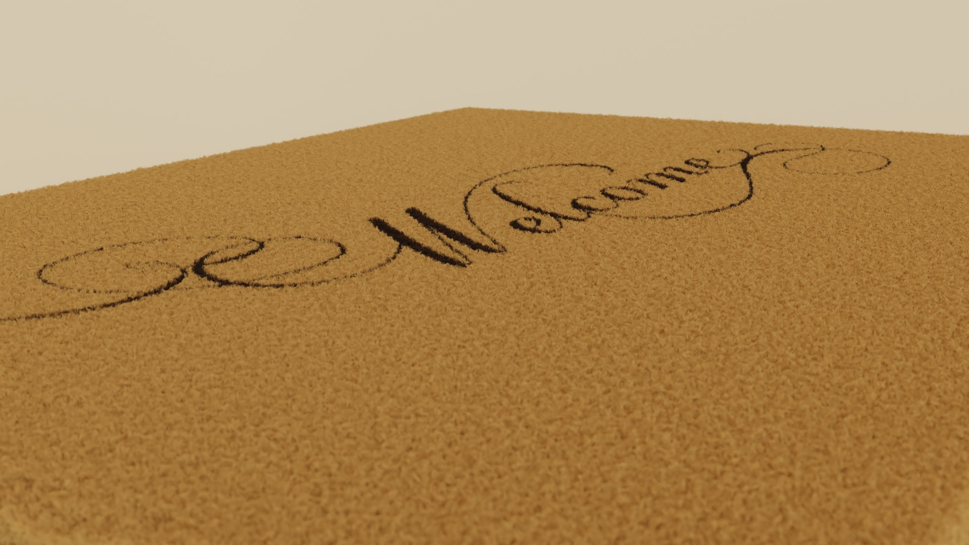 Free 3D Door Welcome Mat - TurboSquid 1760682