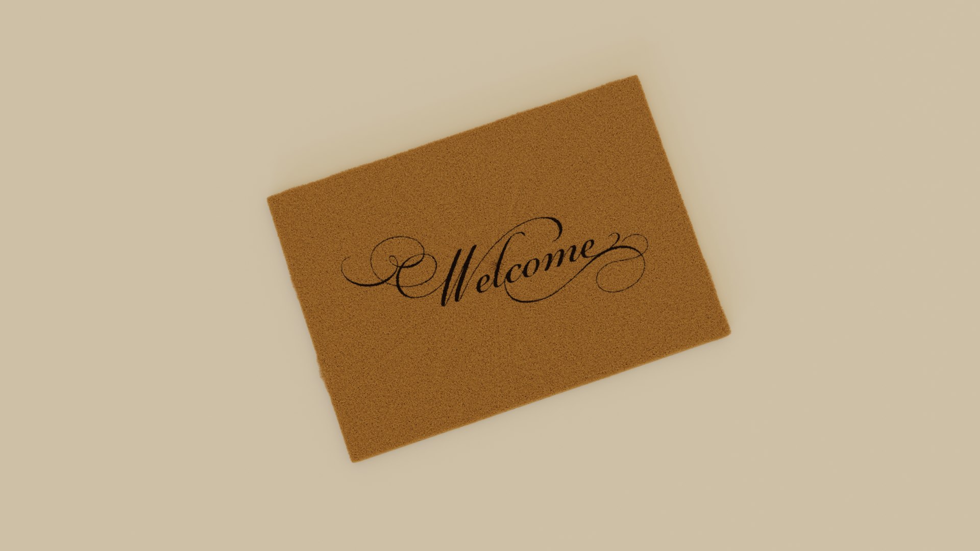 Free 3D Door Welcome Mat - TurboSquid 1760682