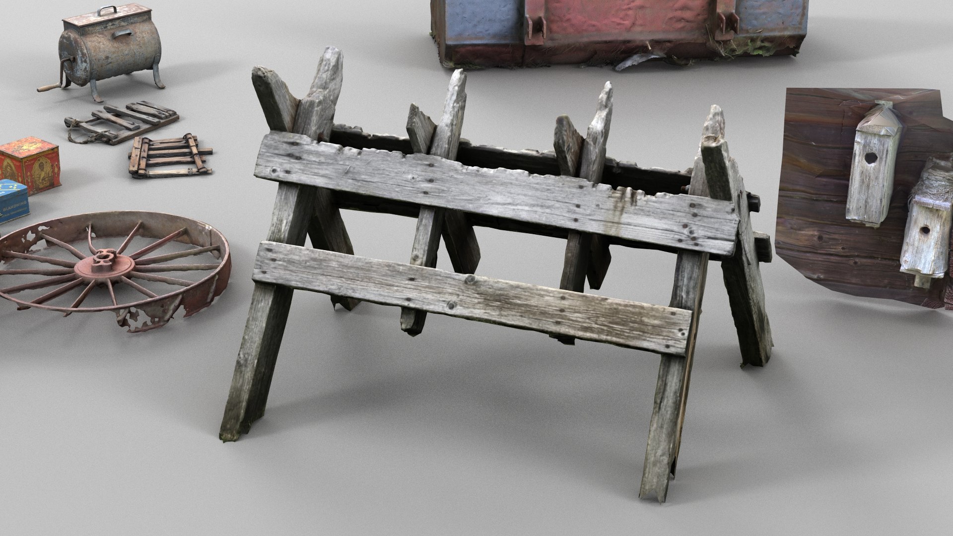 Old Stuff Props 3D - TurboSquid 2104267