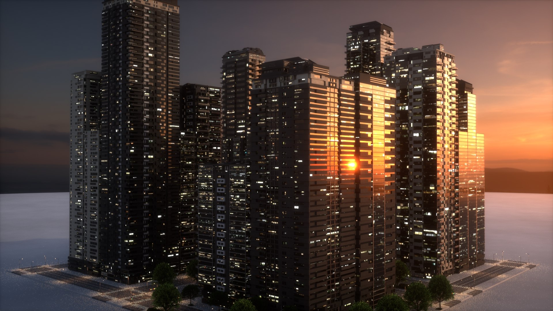 3D City Block Type A12 Model - TurboSquid 2091271