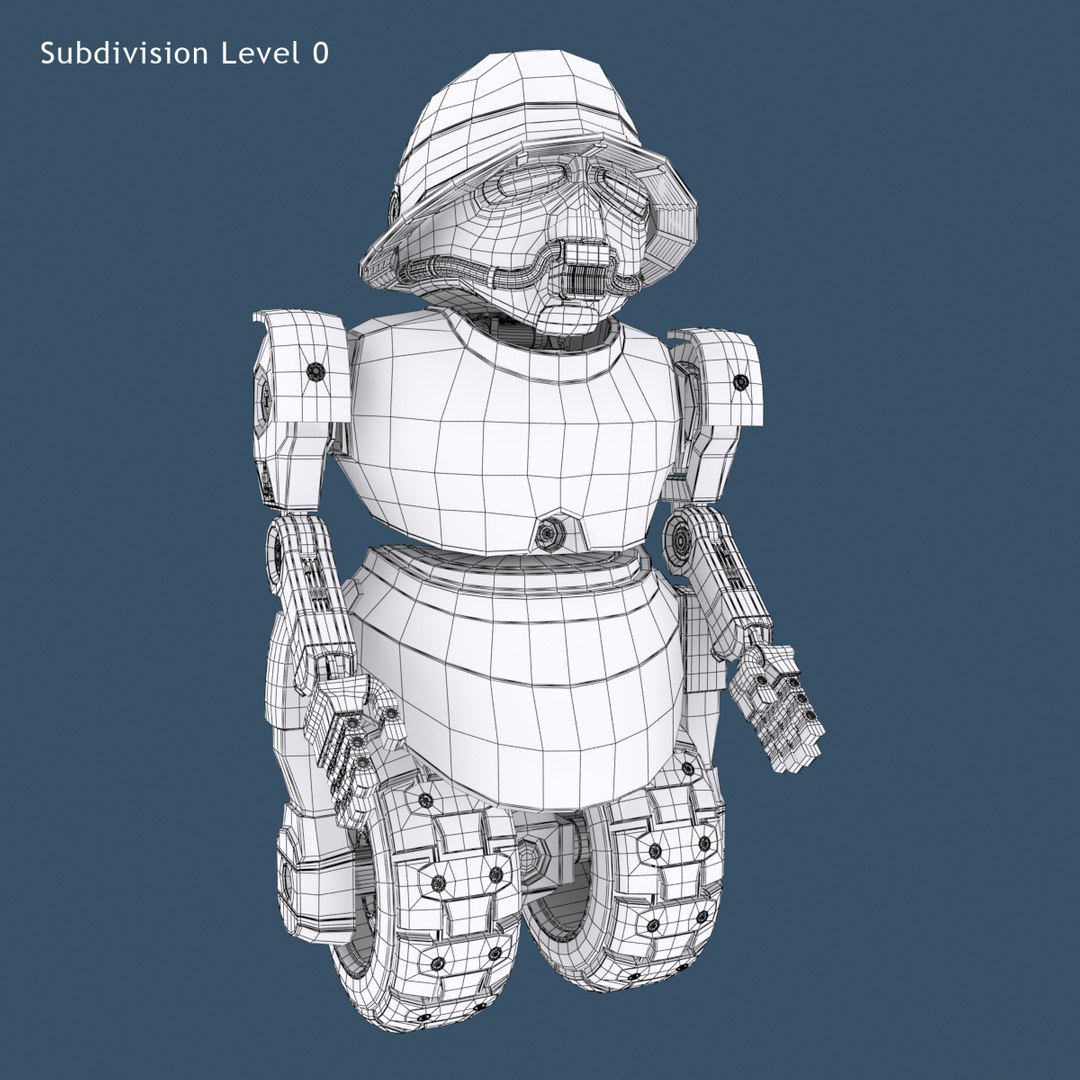 Robot M14 3d Model