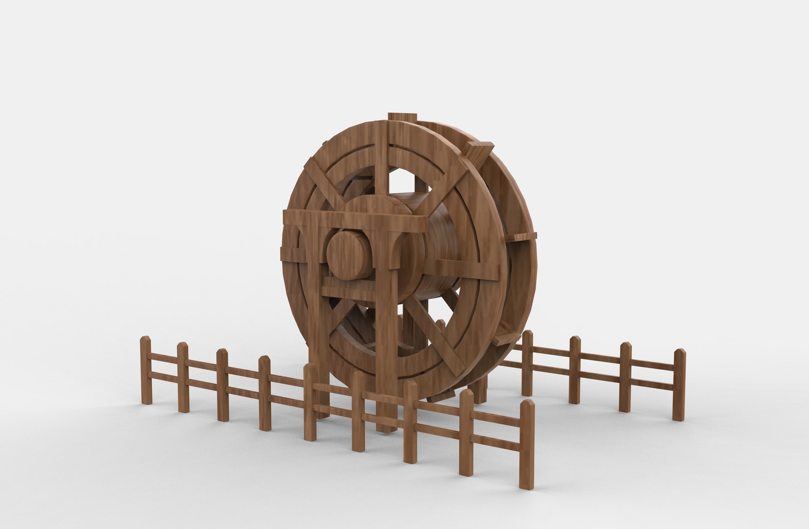 Wooden Water Wheels 3D Model 3D Model - TurboSquid 2500947