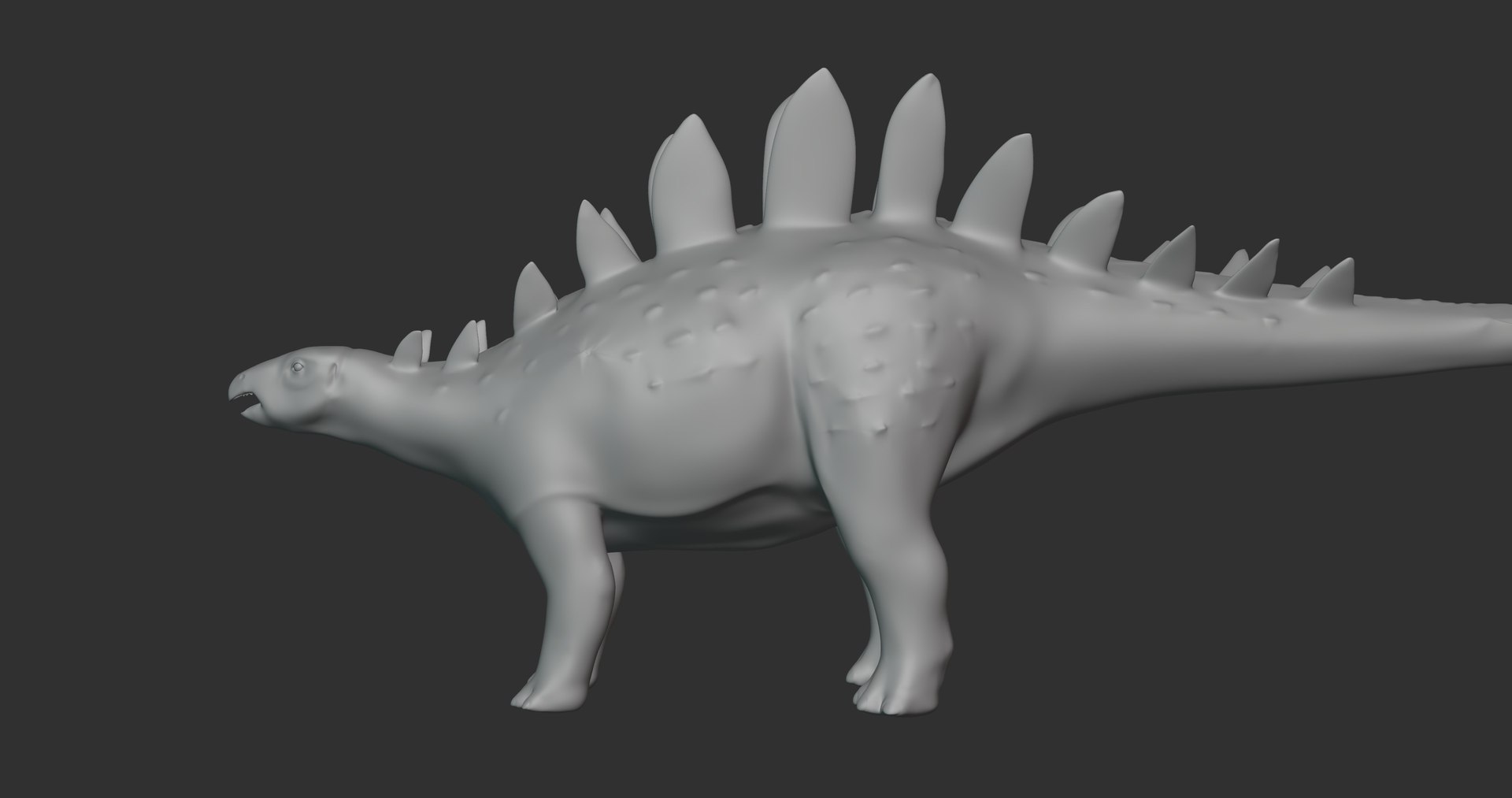 Hesperosaurus Basemesh Low Poly 3D model - TurboSquid 1994584