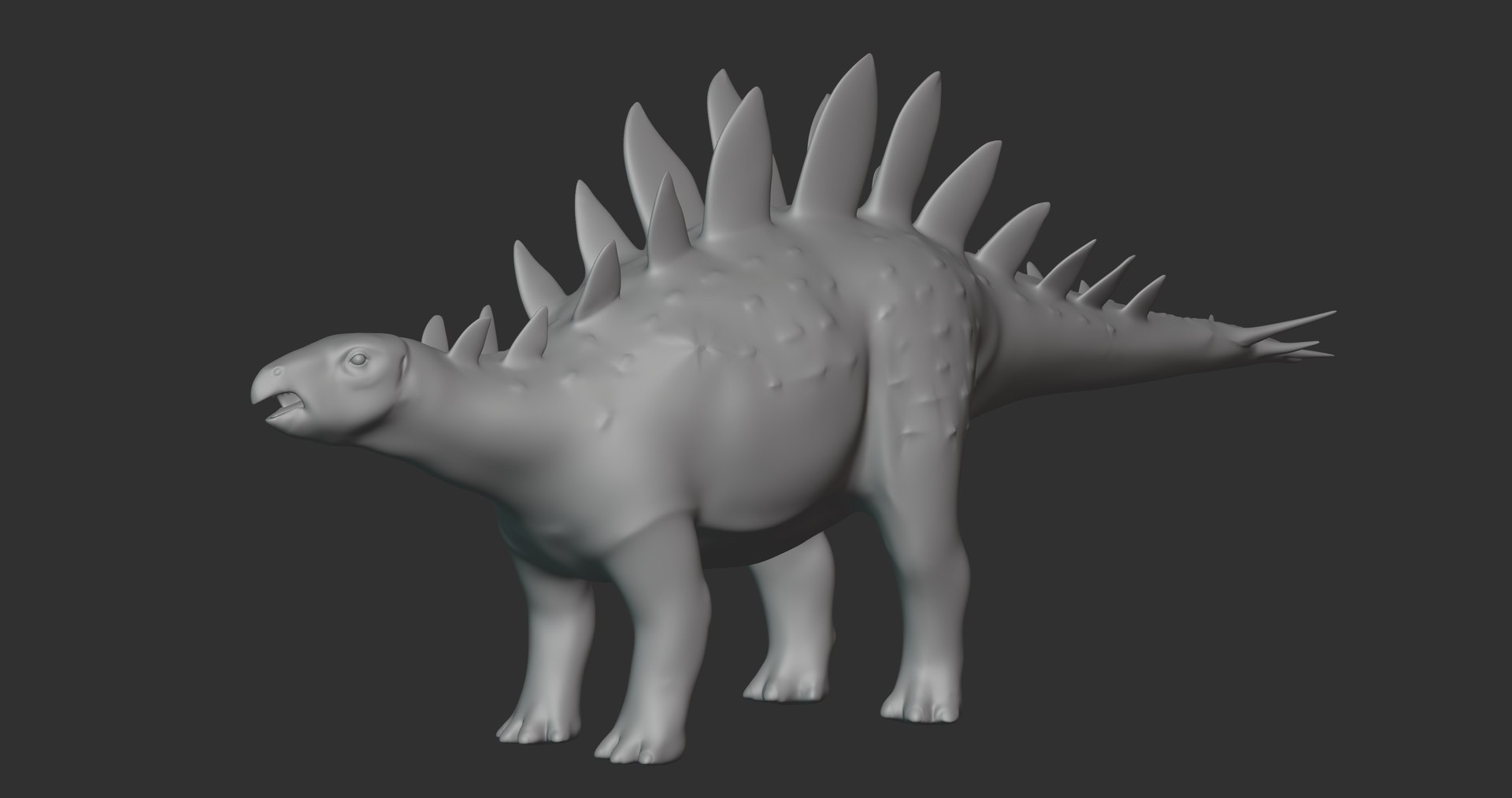 Hesperosaurus Basemesh Low Poly 3D model - TurboSquid 1994584