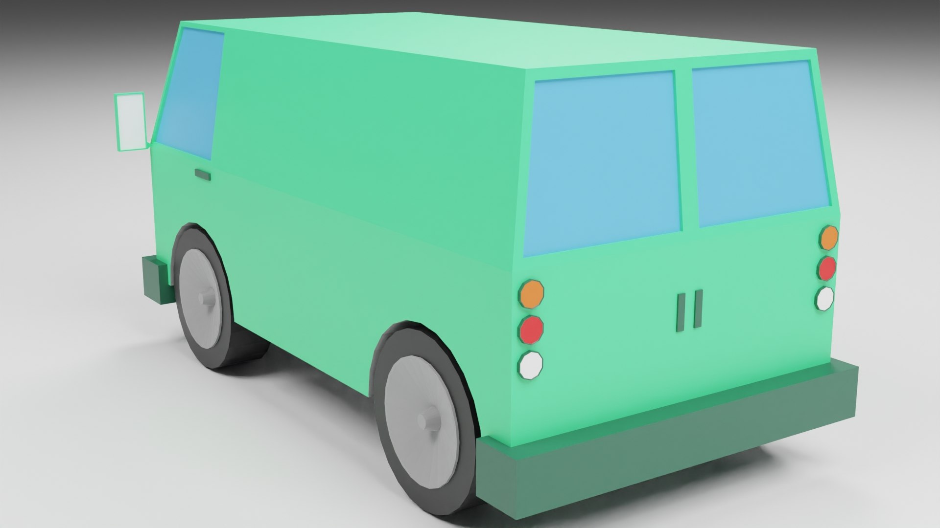 3D LOW-POLY VAN CARSSIX - TurboSquid 2357514