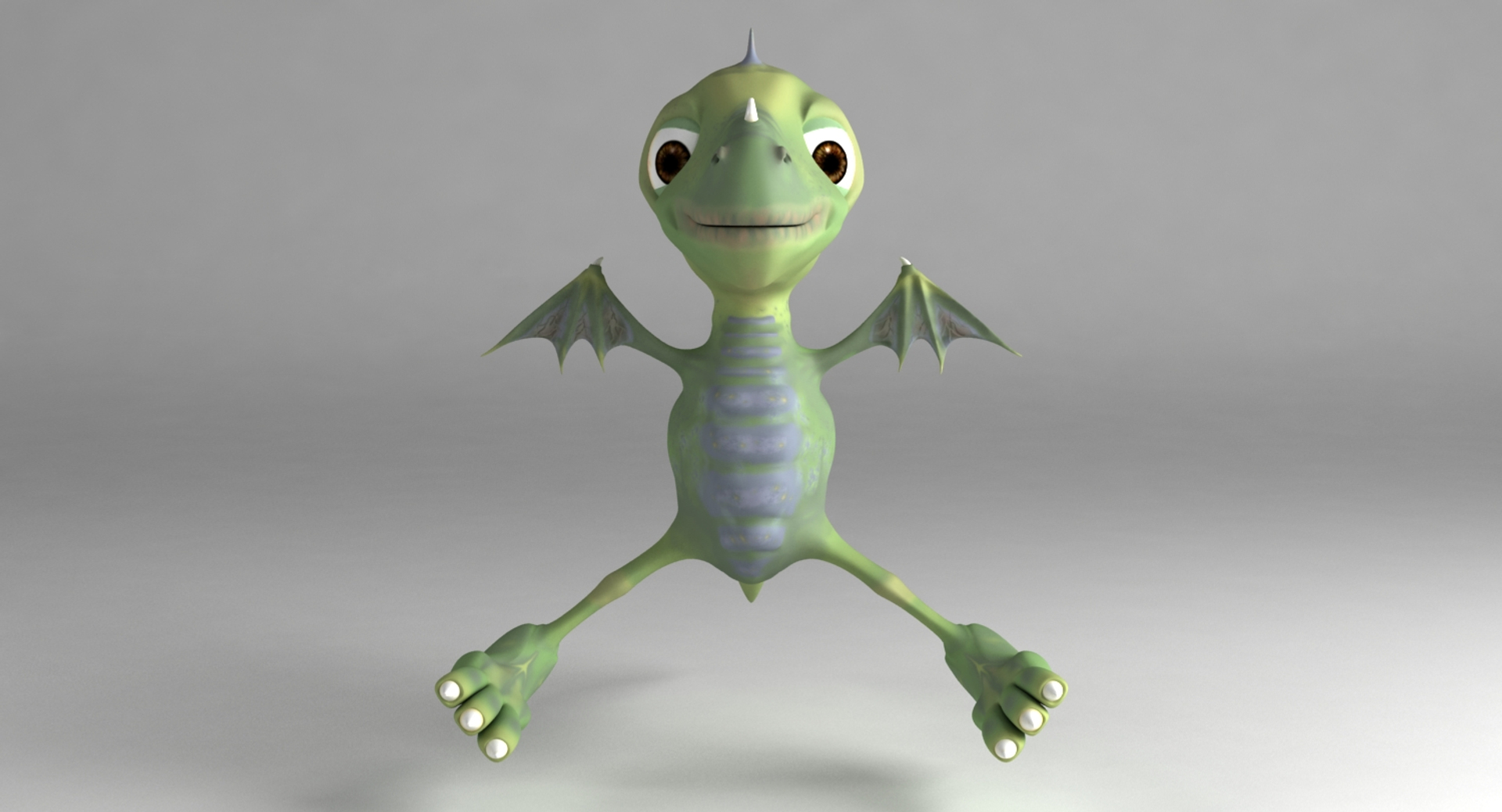 dragon cartoon 3d model