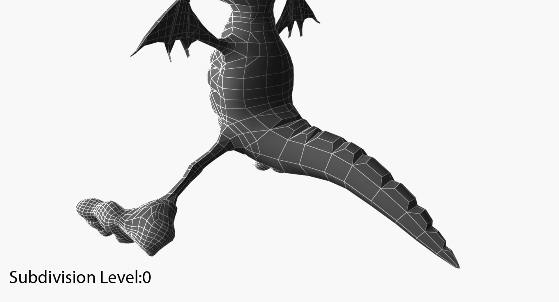 Dragon Cartoon 3d Model