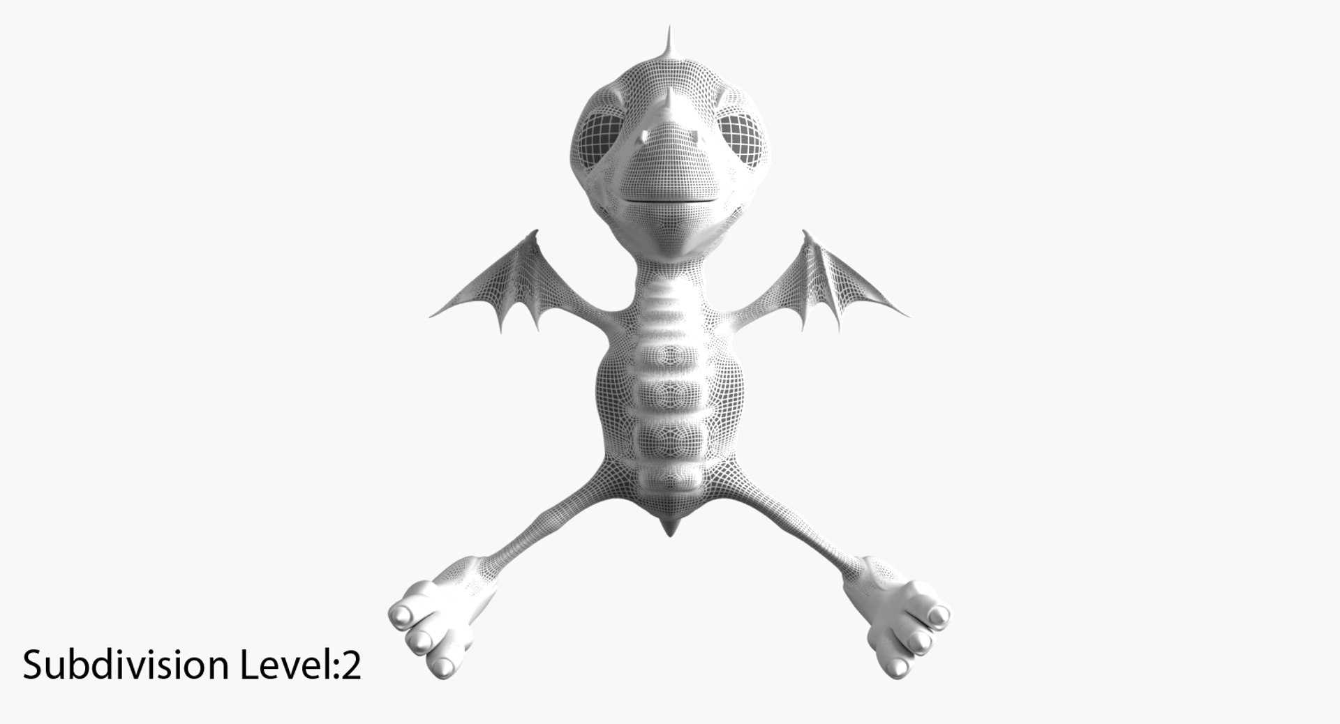 Dragon Cartoon 3d Model