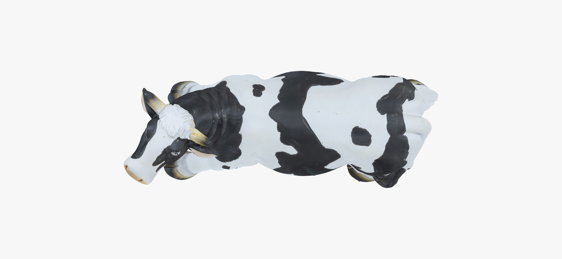 3D Black White Cow Statue Model - TurboSquid 1547558