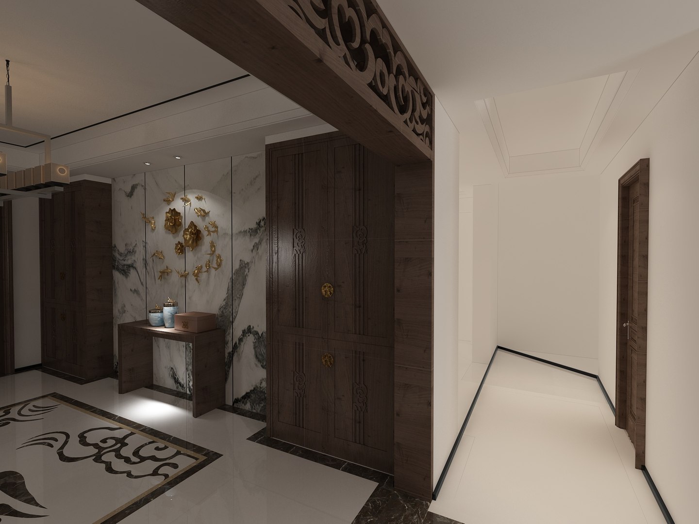 3D model Chinese Living and Dining Room Interior 11 - TurboSquid 1785242