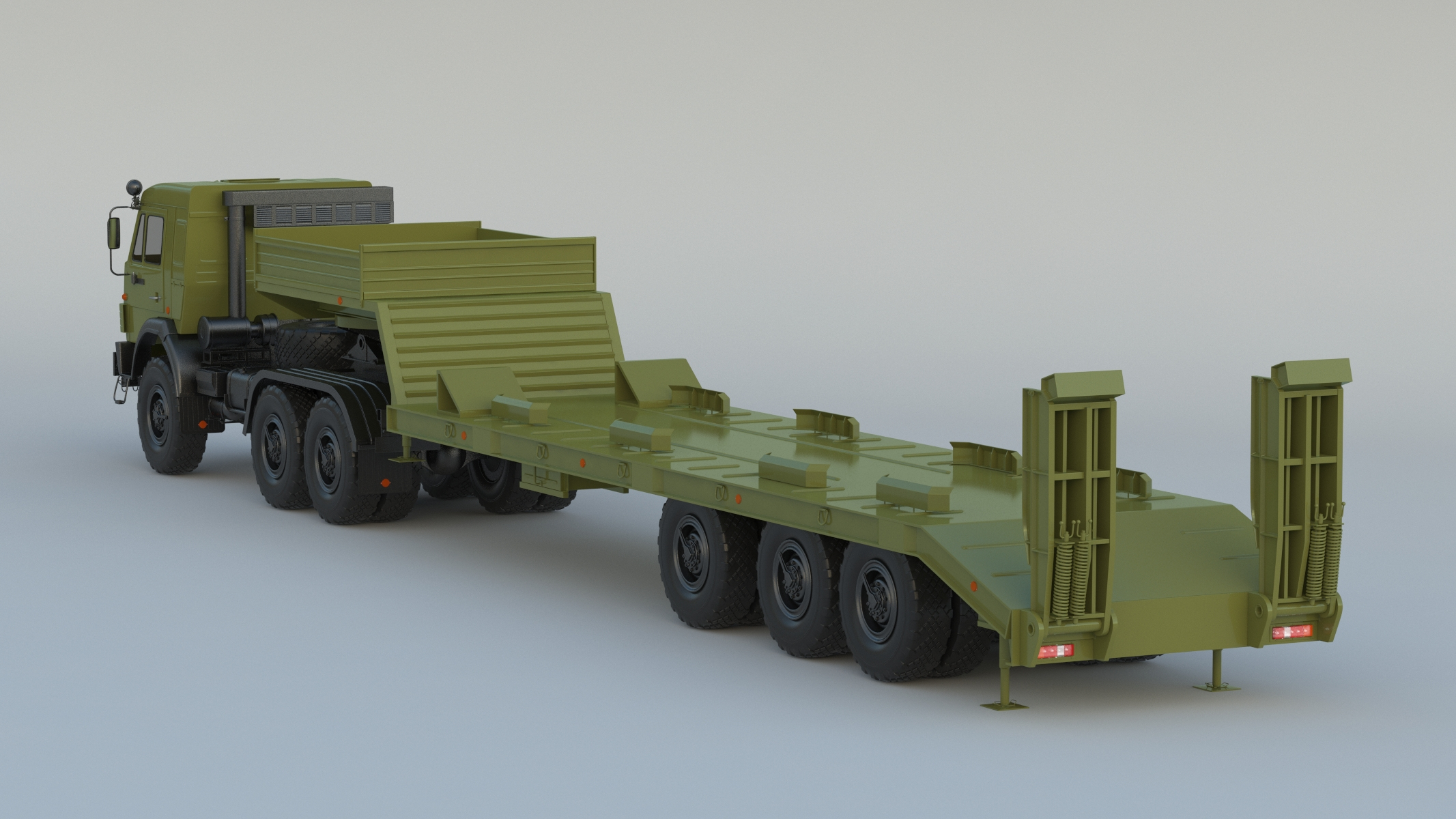 Kamaz-65225 Tank Transporter Modelo 3D - TurboSquid 1922051