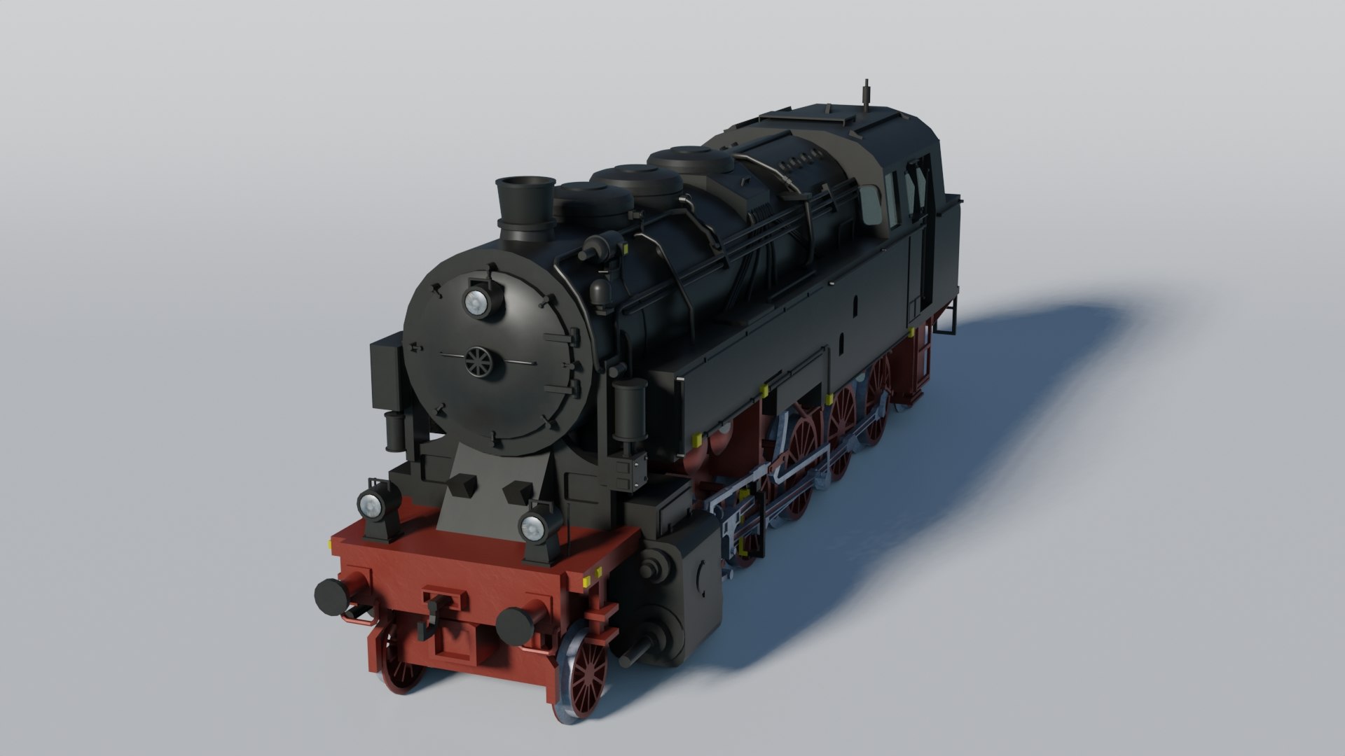 3D Model Historical German BR95 Steam Engine - TurboSquid 1984664