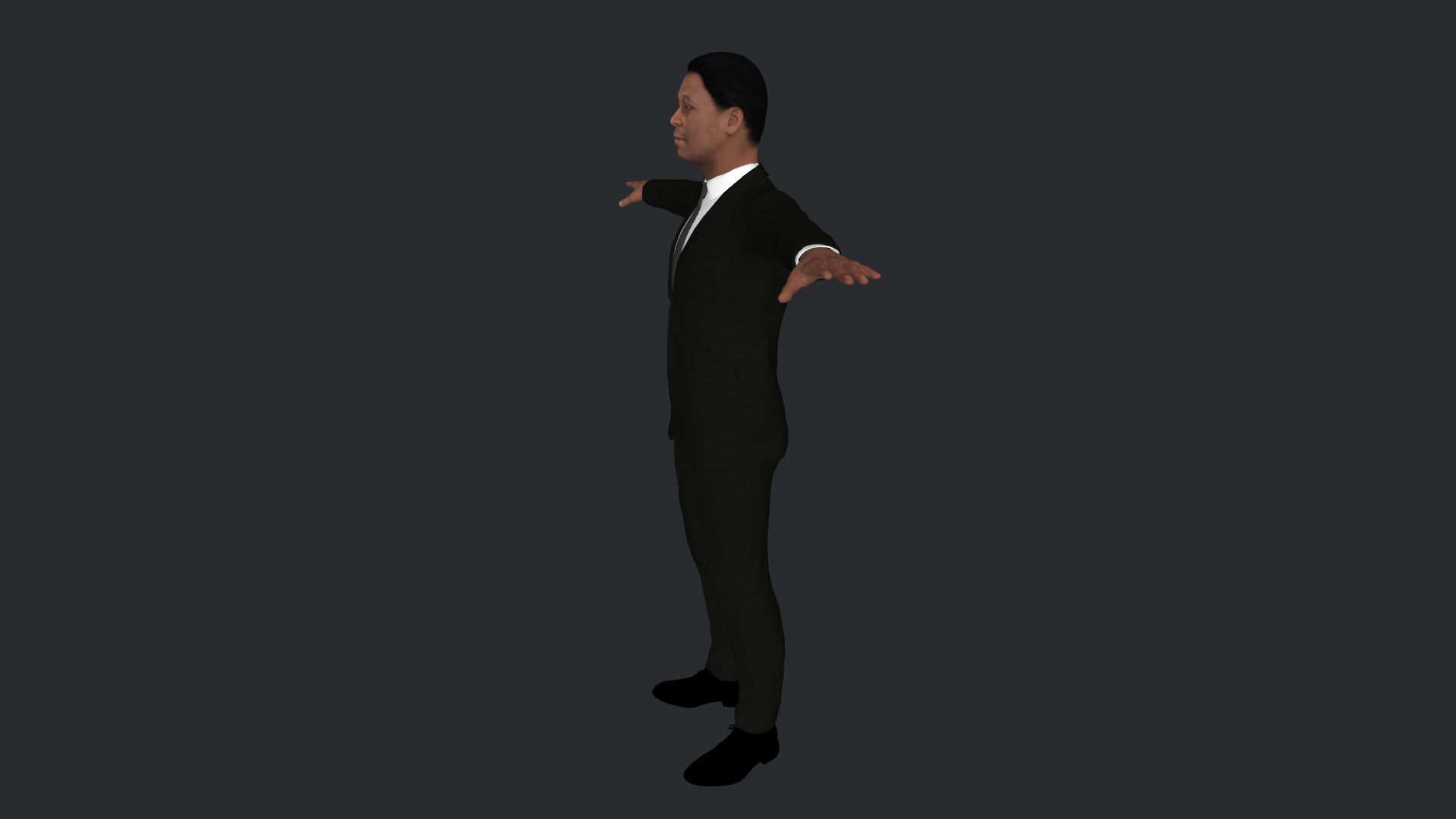 Pele Hyper Realistic Full Body Fully Rigged 3D Character 3D Model ...