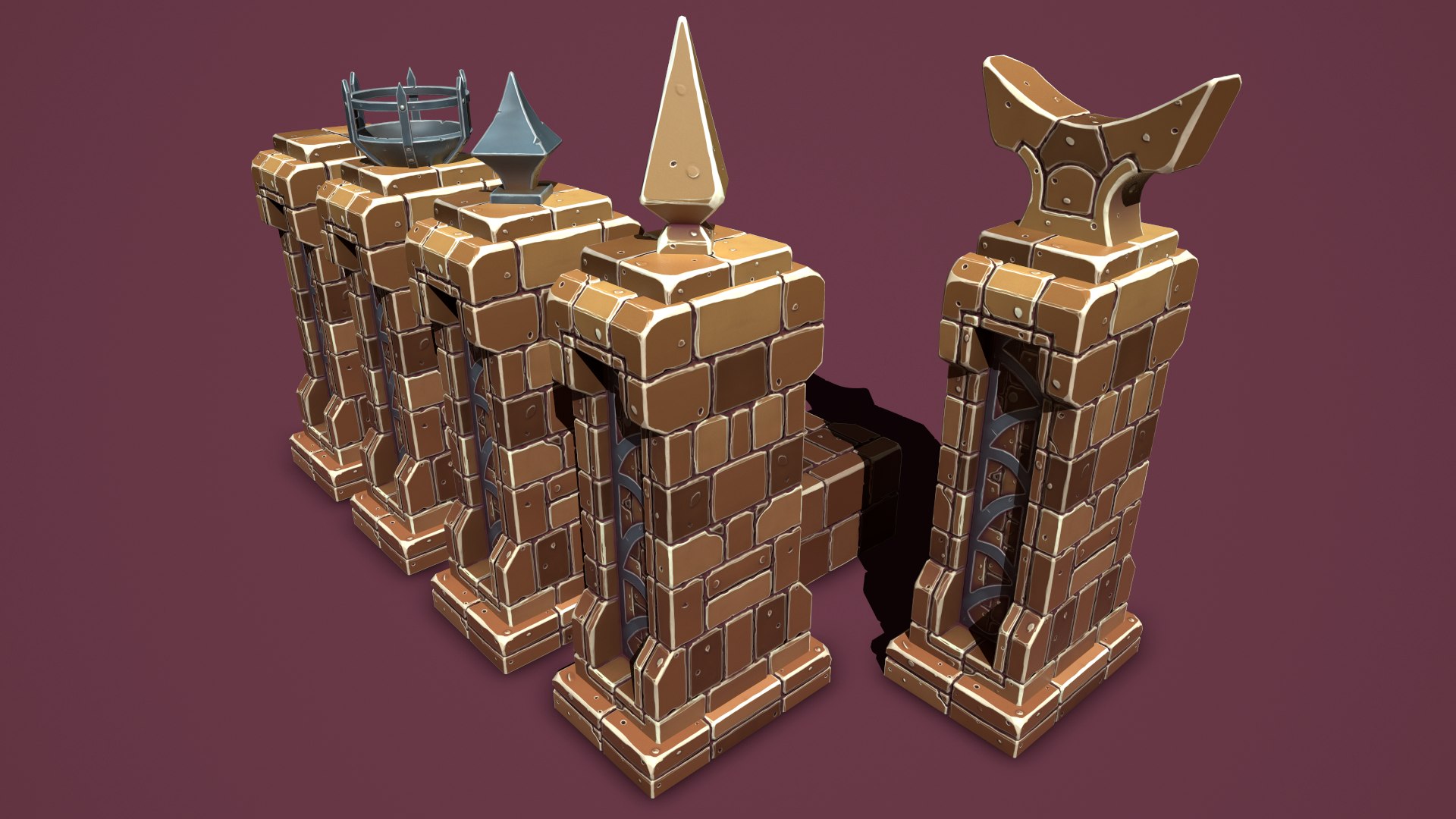 3D Fantasy Obelisk - TurboSquid 1716725