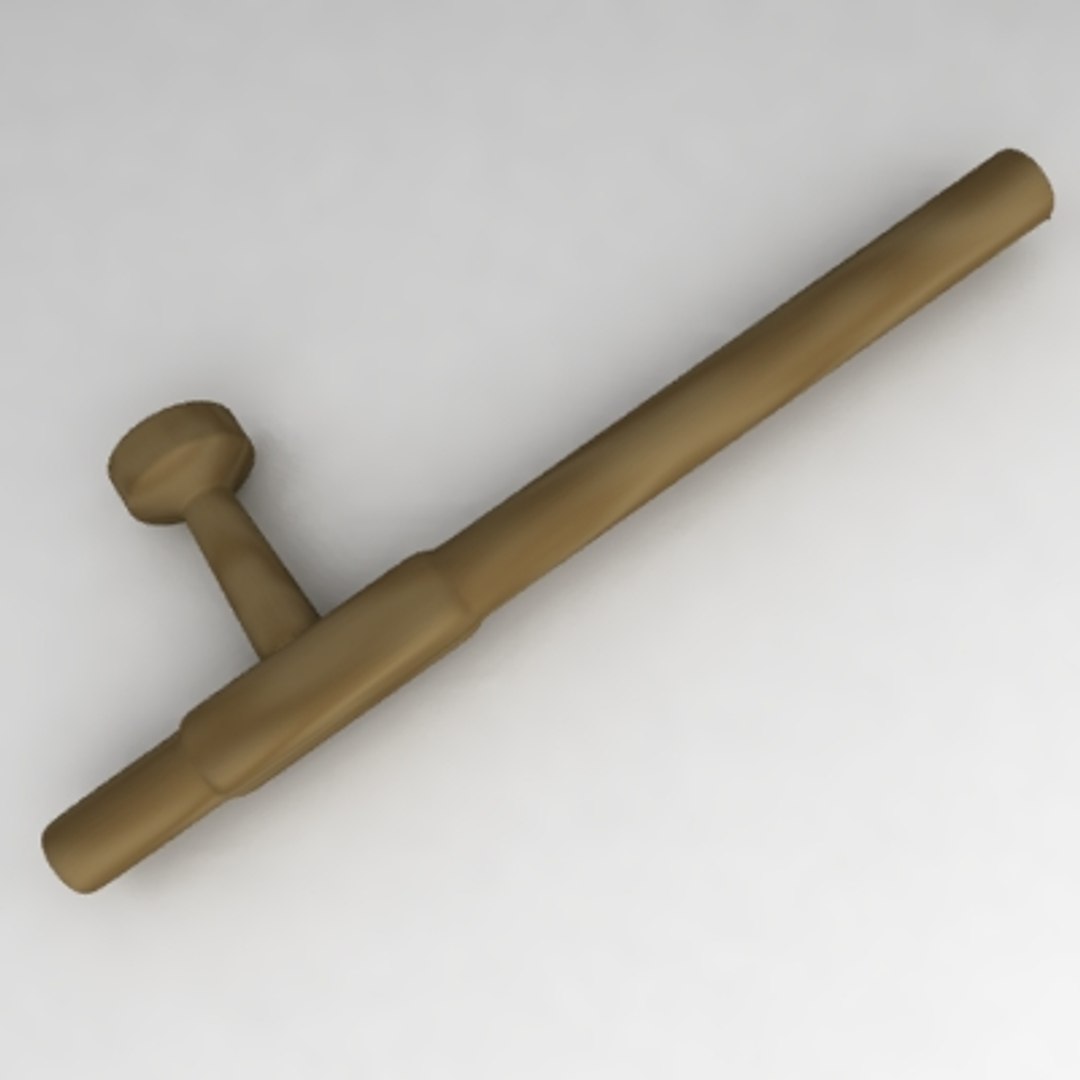 3ds Tonfa Asian Weapon