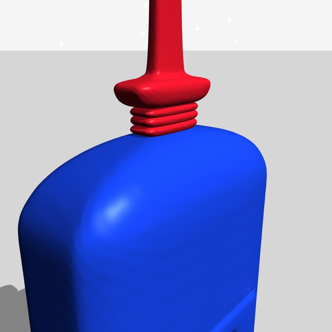 Free Oil Bottle Lubricant 3d Model
