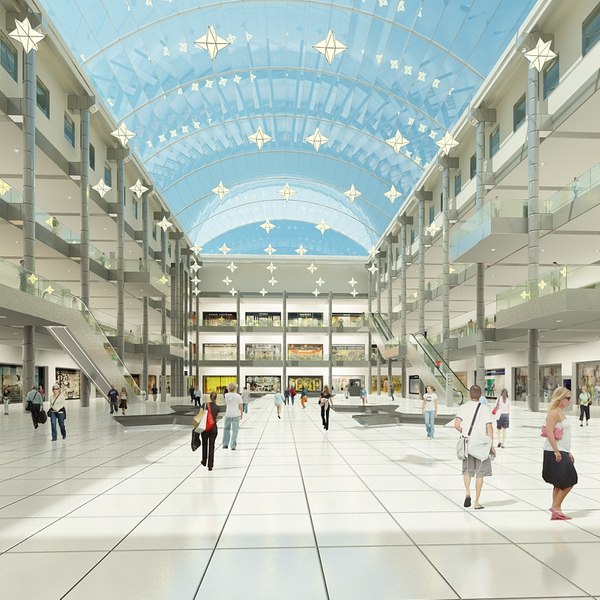 3d model shopping mall 5