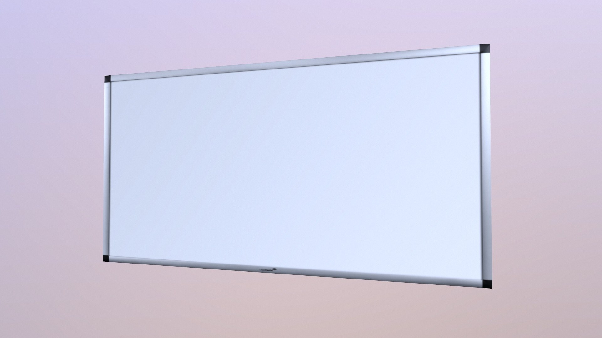 3D White Board Lowpoly - TurboSquid 2290844