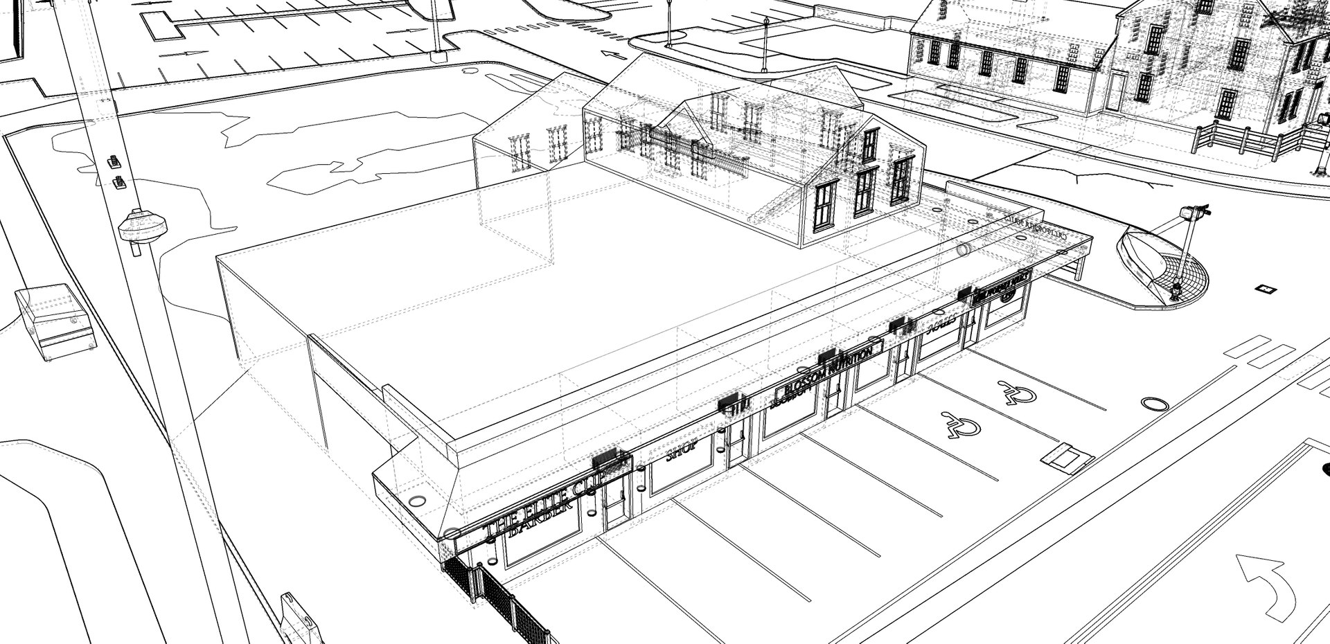 Detailed Town Model 3D Model - TurboSquid 1872424