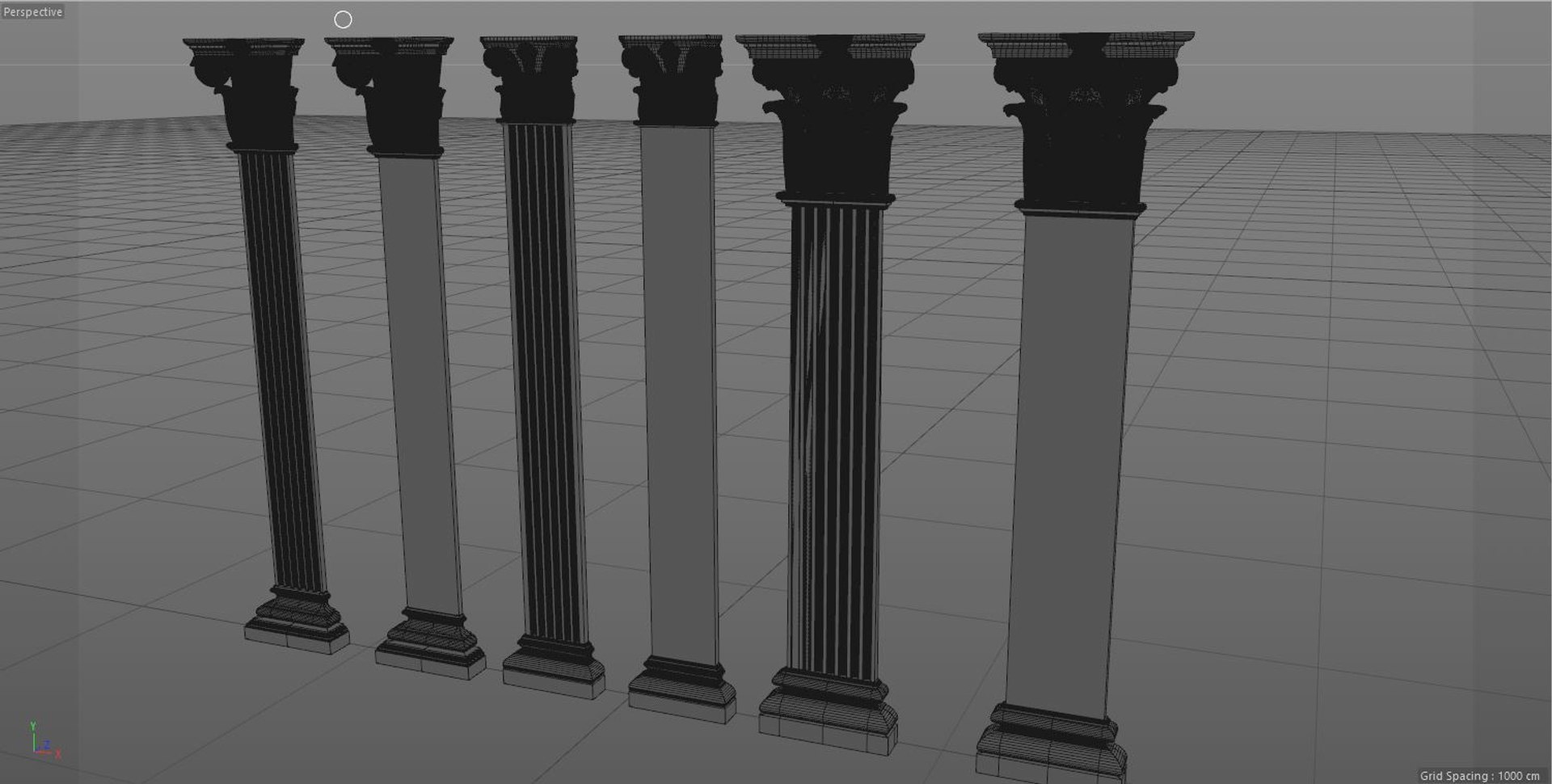 3D Column Architecture Model - TurboSquid 1481590