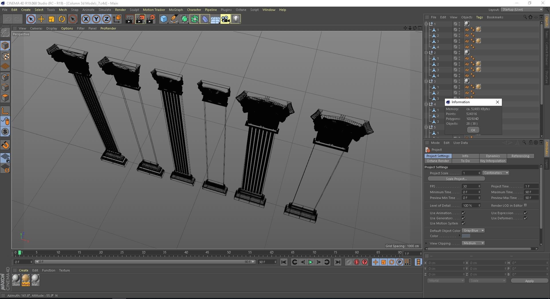 3D Column Architecture Model - TurboSquid 1481590