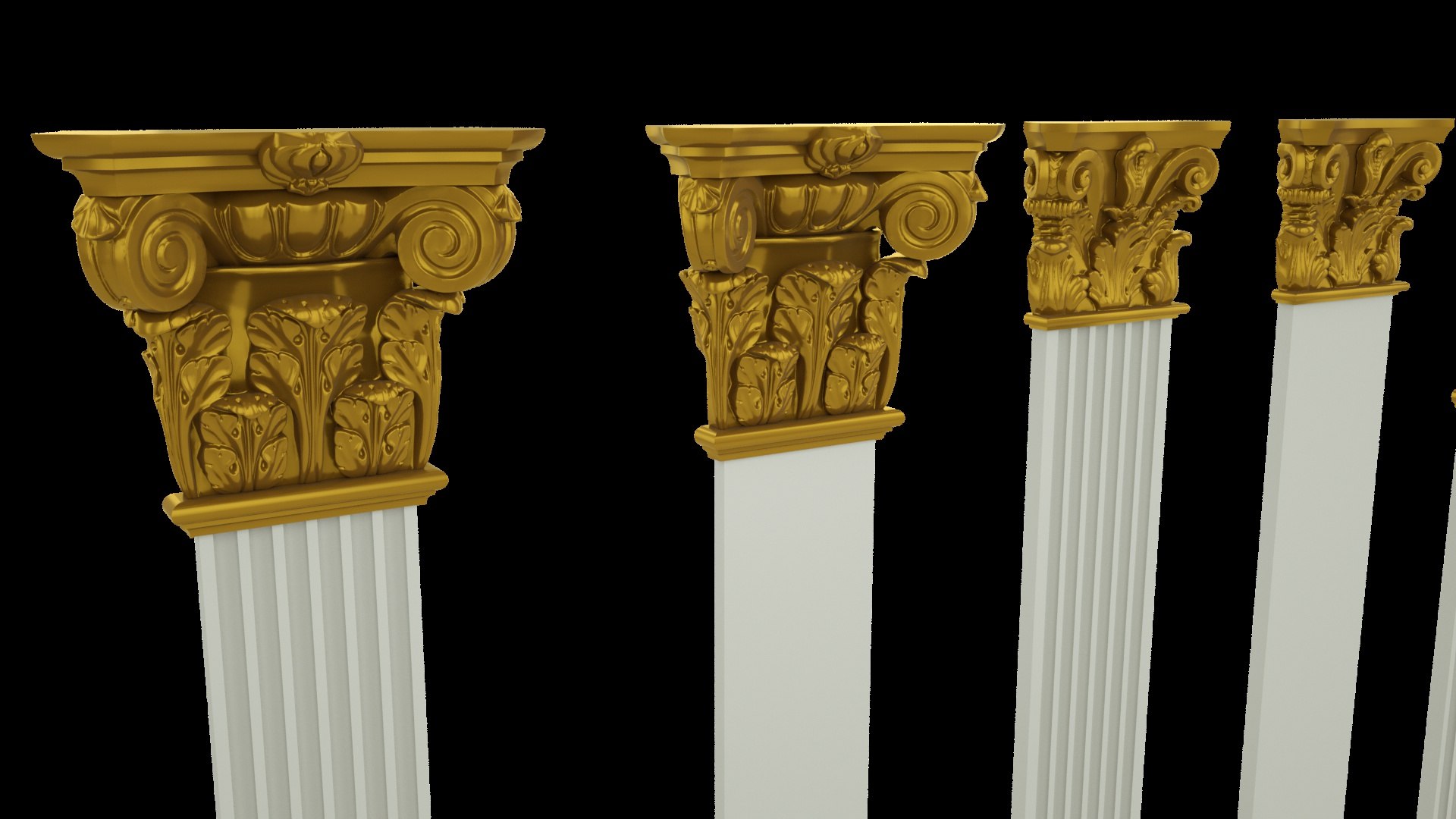 3D Column Architecture Model - TurboSquid 1481590