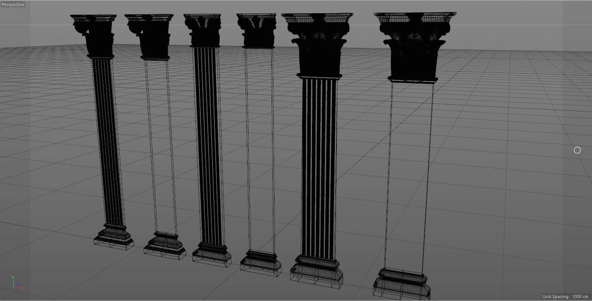 3D Column Architecture Model - TurboSquid 1481590