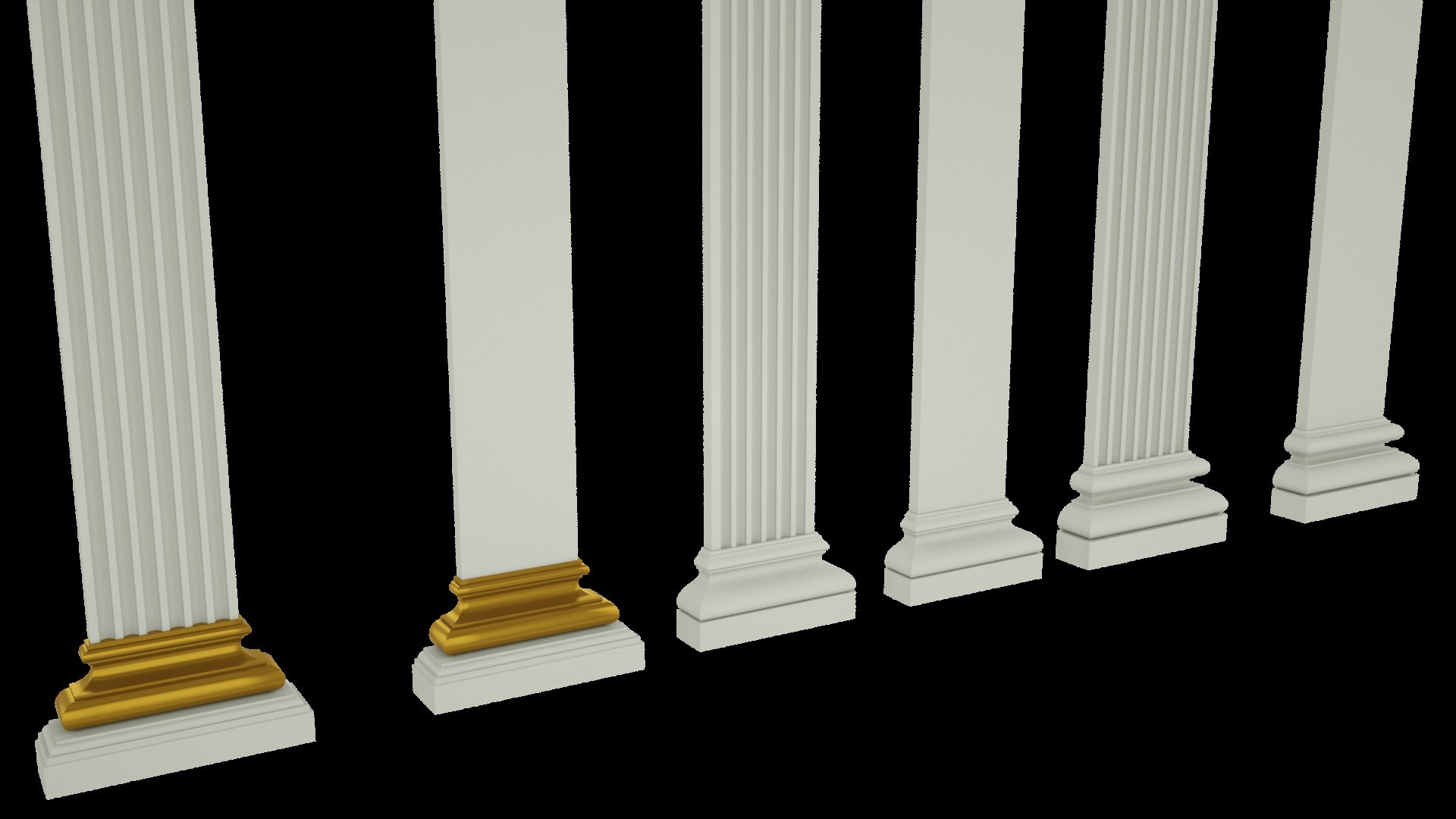 3D Column Architecture Model - TurboSquid 1481590