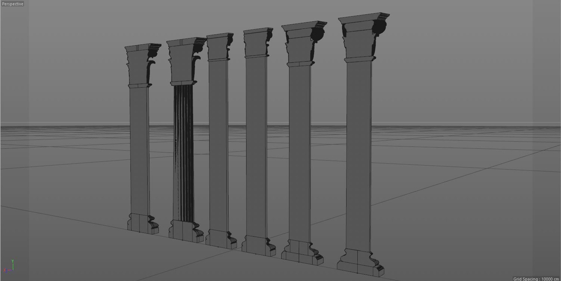 3D Column Architecture Model - TurboSquid 1481590