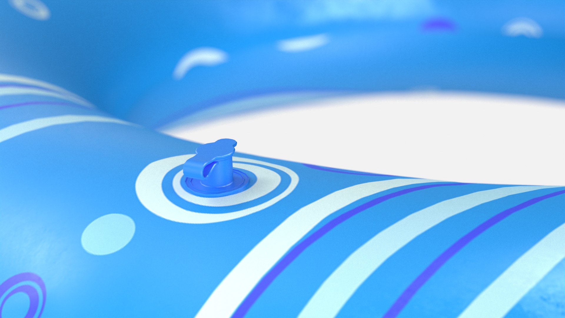 Inflatable Swimming Pool Float 3d Model