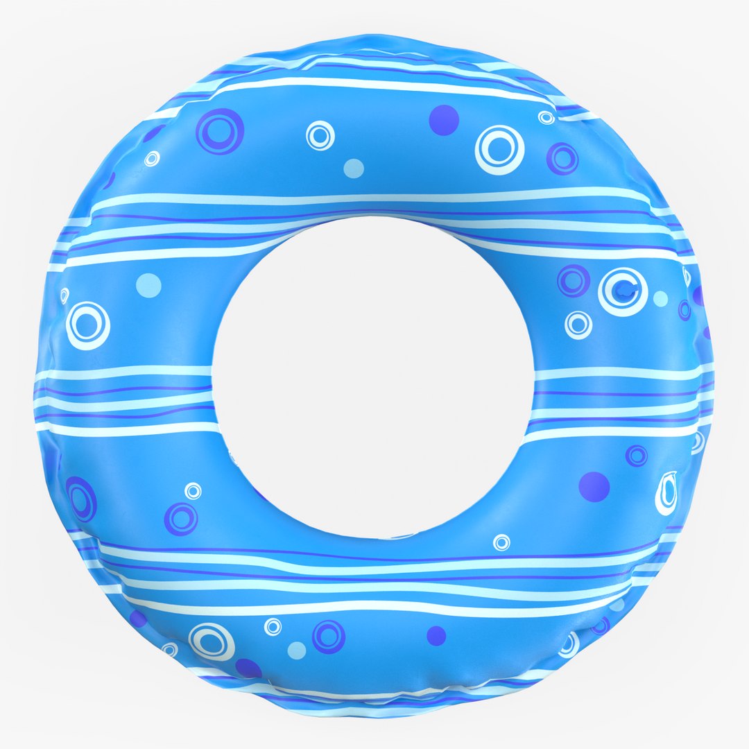 inflatable swimming pool float 3d model