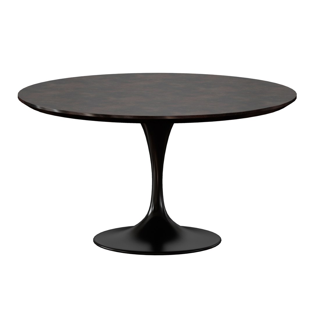 3D Penn Bluestone 55 Pedestal Base Dining Table - TurboSquid 1745896