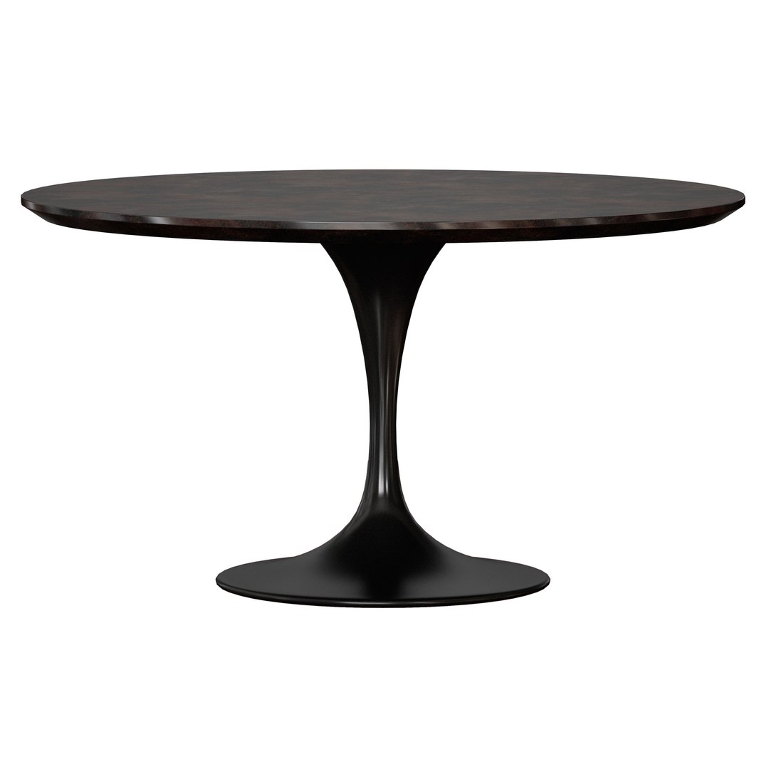 3D Penn Bluestone 55 Pedestal Base Dining Table - TurboSquid 1745896