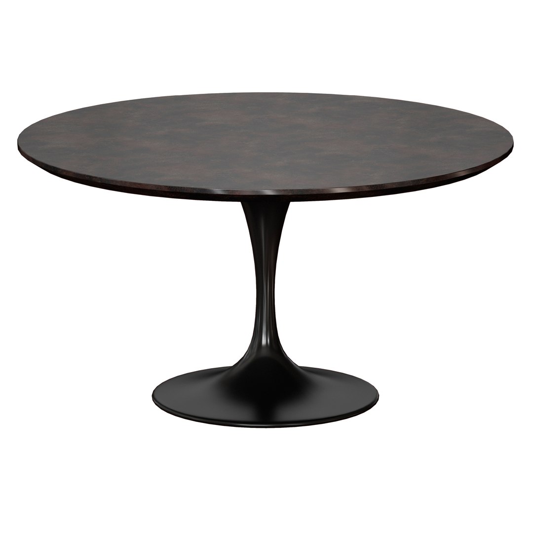 3D Penn Bluestone 55 Pedestal Base Dining Table - TurboSquid 1745896