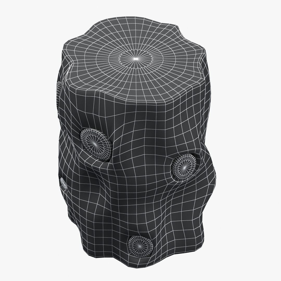 3d Table Natural Tree Stump