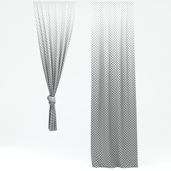 3d model curtains
