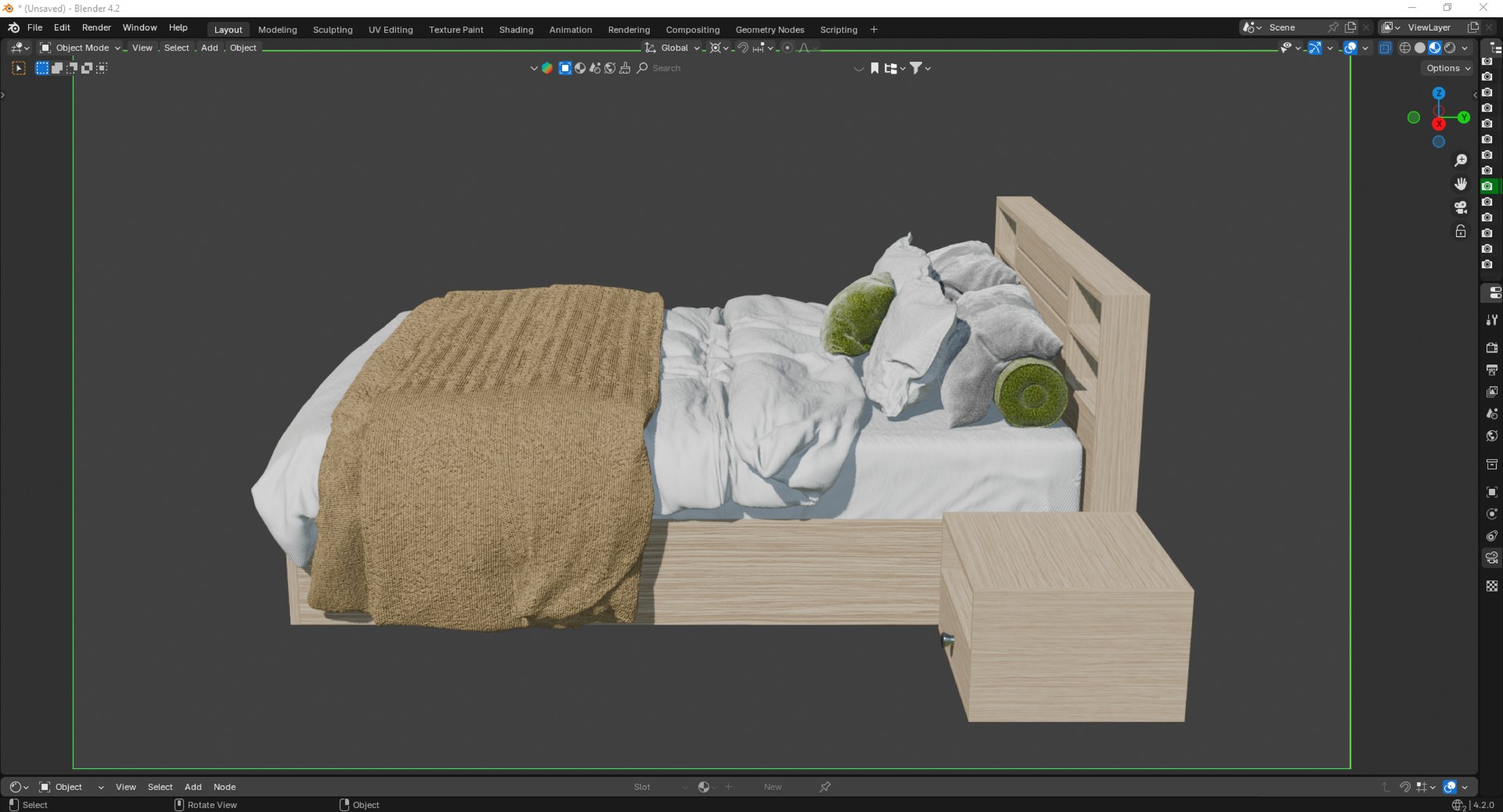 3D Model Modern Beds - TurboSquid 2294331