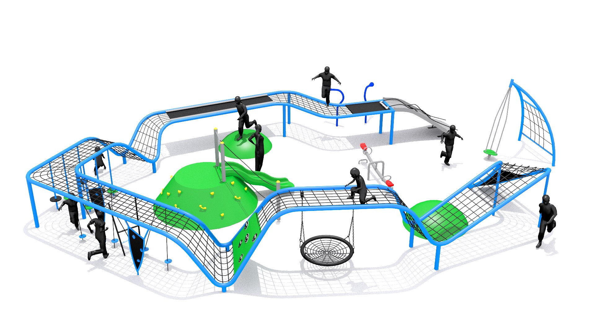 Playground Climber Challenge 3D Model - TurboSquid 1778334