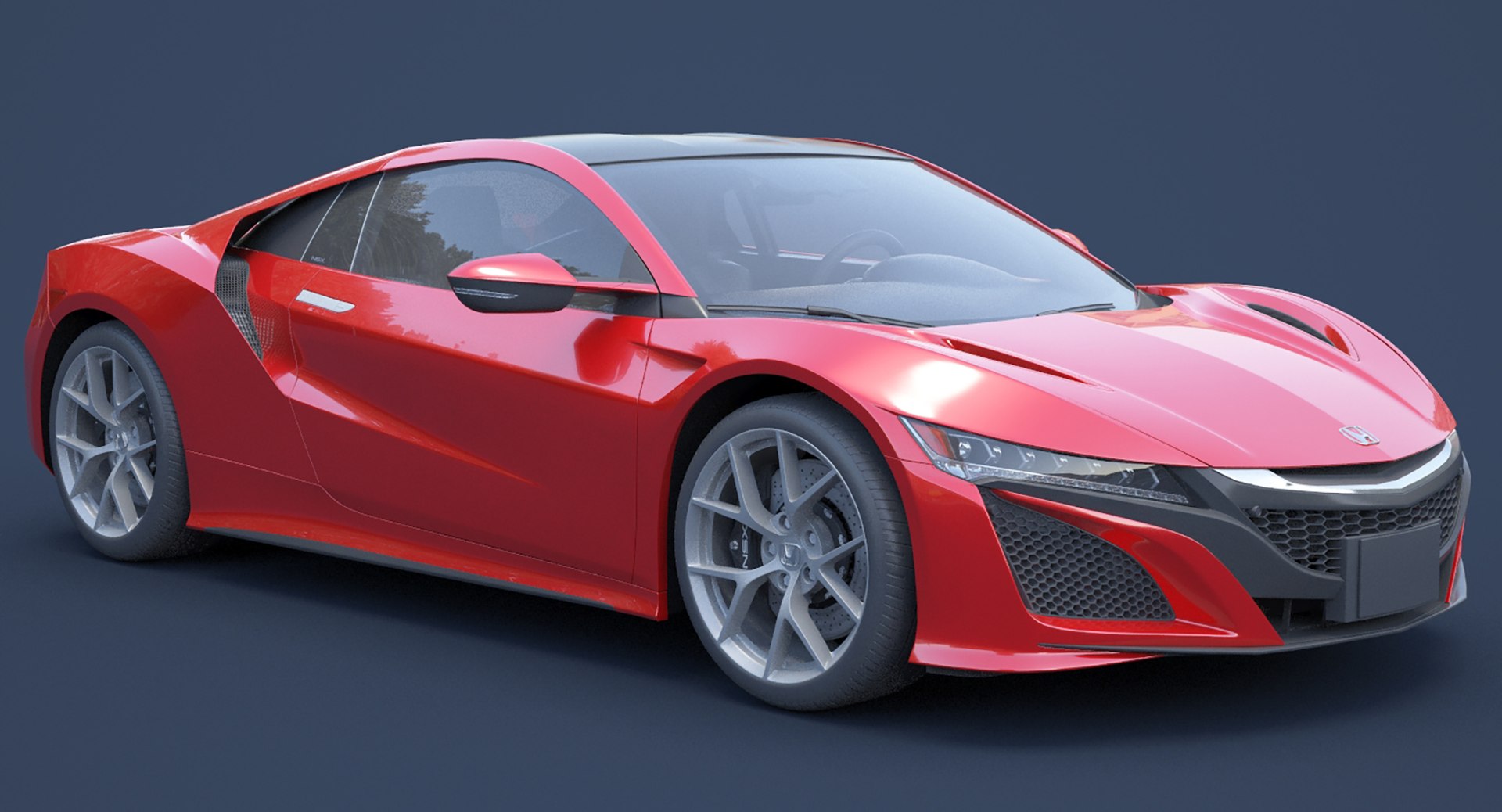 Honda NSX 2017 3D Model - TurboSquid 2241823