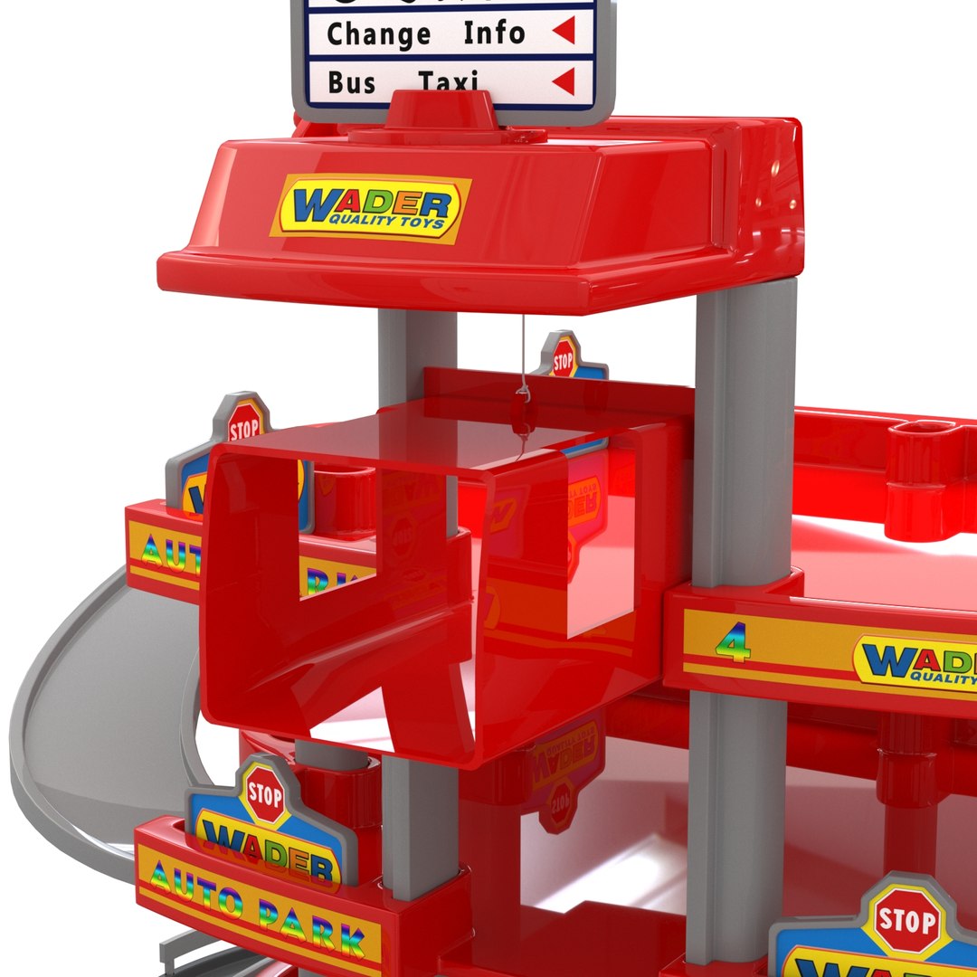 3D Toy Parking Wader Model - TurboSquid 1519732