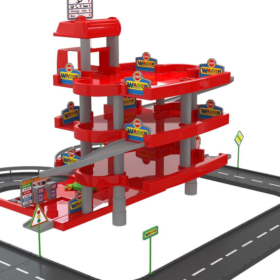 3D Toy Parking Wader Model - TurboSquid 1519732