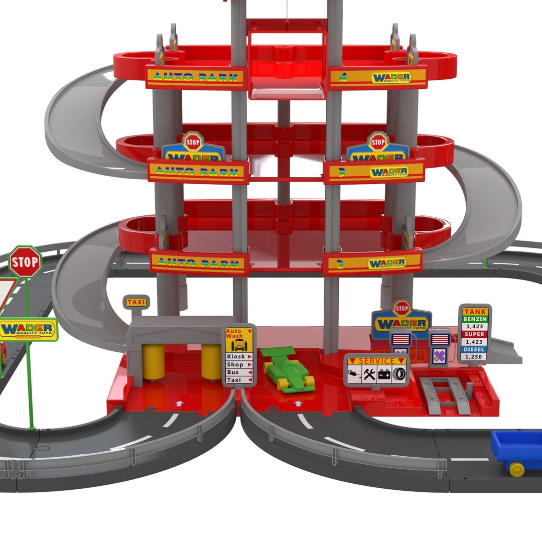 3D Toy Parking Wader Model - TurboSquid 1519732