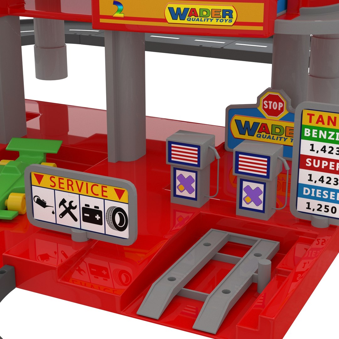 3D Toy Parking Wader Model - TurboSquid 1519732