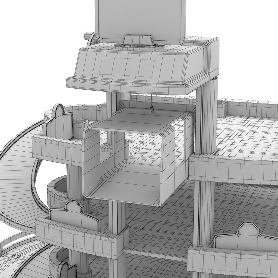3D Toy Parking Wader Model - TurboSquid 1519732
