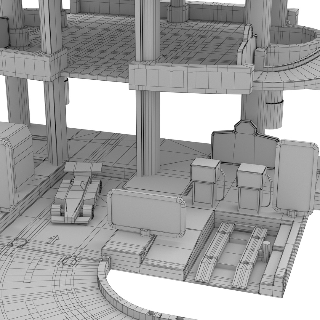 3D Toy Parking Wader Model - TurboSquid 1519732
